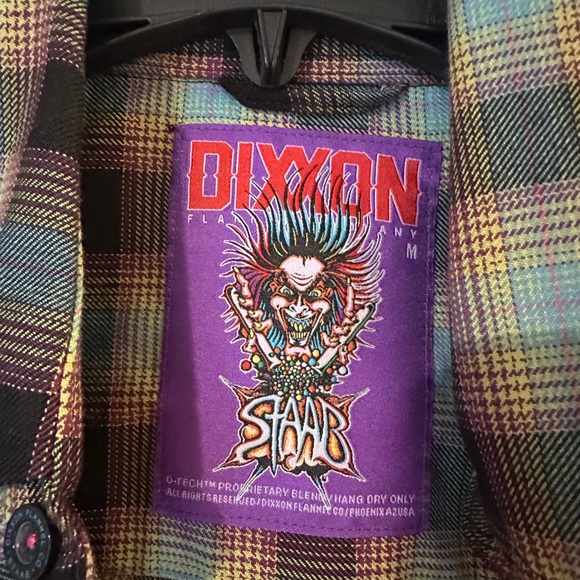 DIXXON | Shirts | Dixxon The Staab Multicolor Plaid Flannel Shirt ...